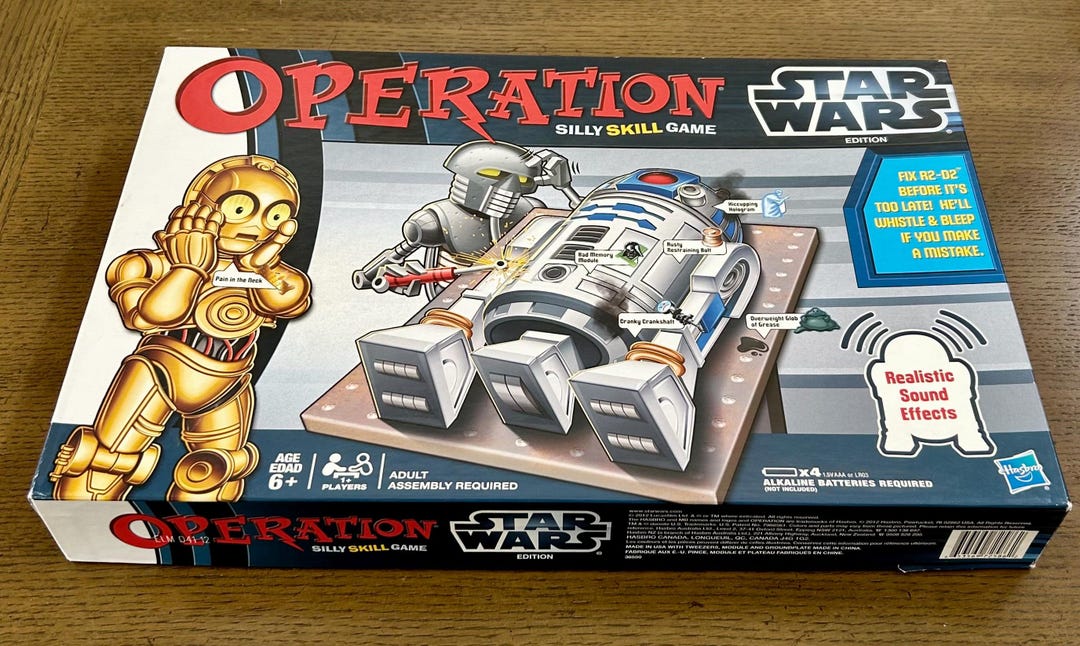 Collectible Star Wars Edition OPERATION Game by Lucasfilms Ltd and ...