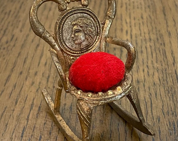 Vintage Rocking Chair Pin Cushion /needle Holder; Made in Japan - Etsy