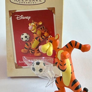 Vintage 2003 Soccer Tigger Style Hallmark Keepsake Ornament Winnie the ...