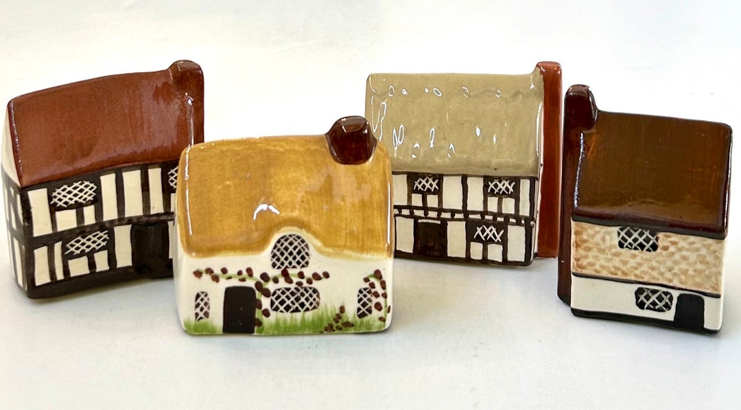 Vintage Mudlen End Studio Selection of Collectible Ceramic Cottages ...