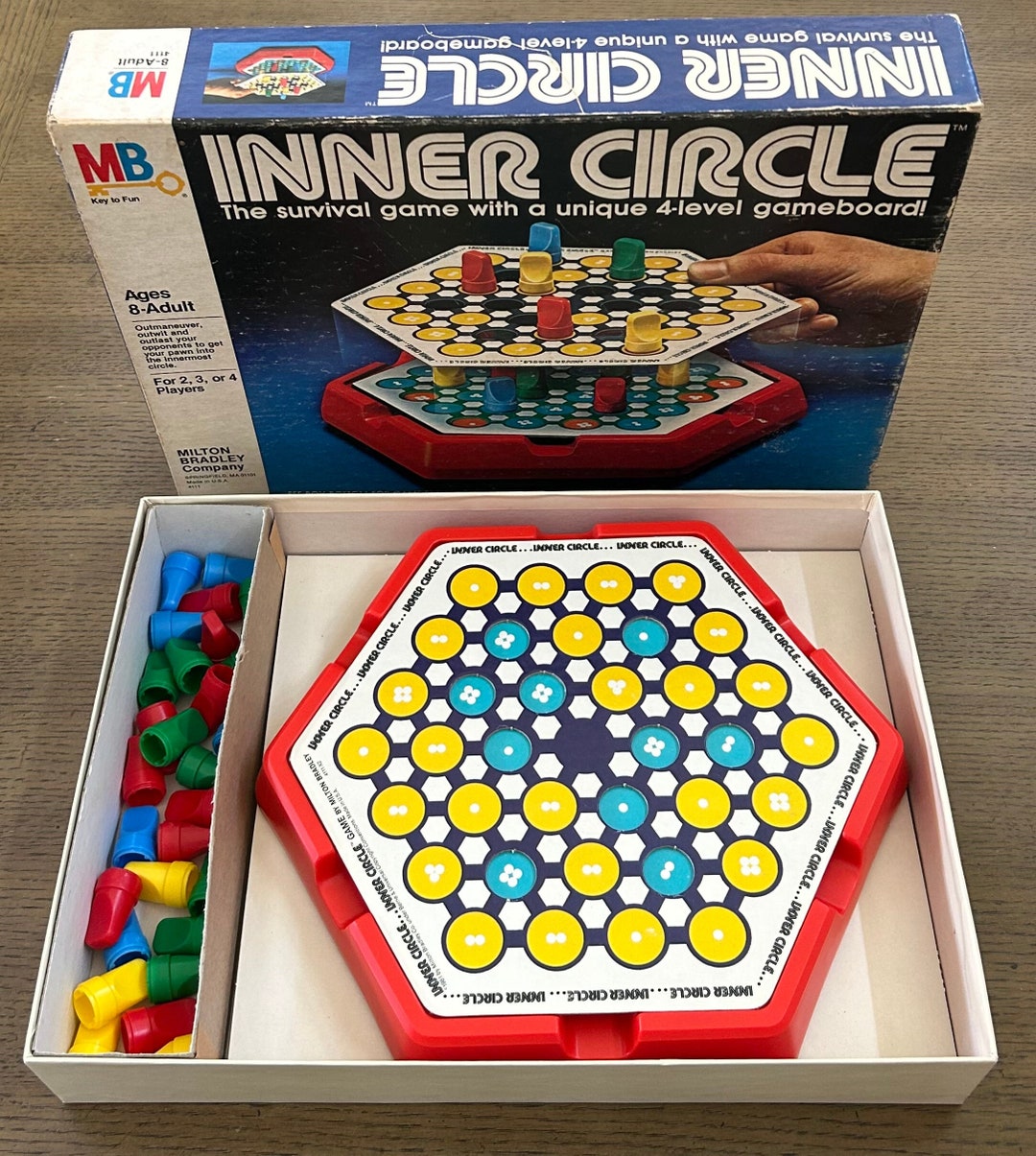 Vintage 1981 Milton Bradley Inner Circle Game COMPLETE - Etsy