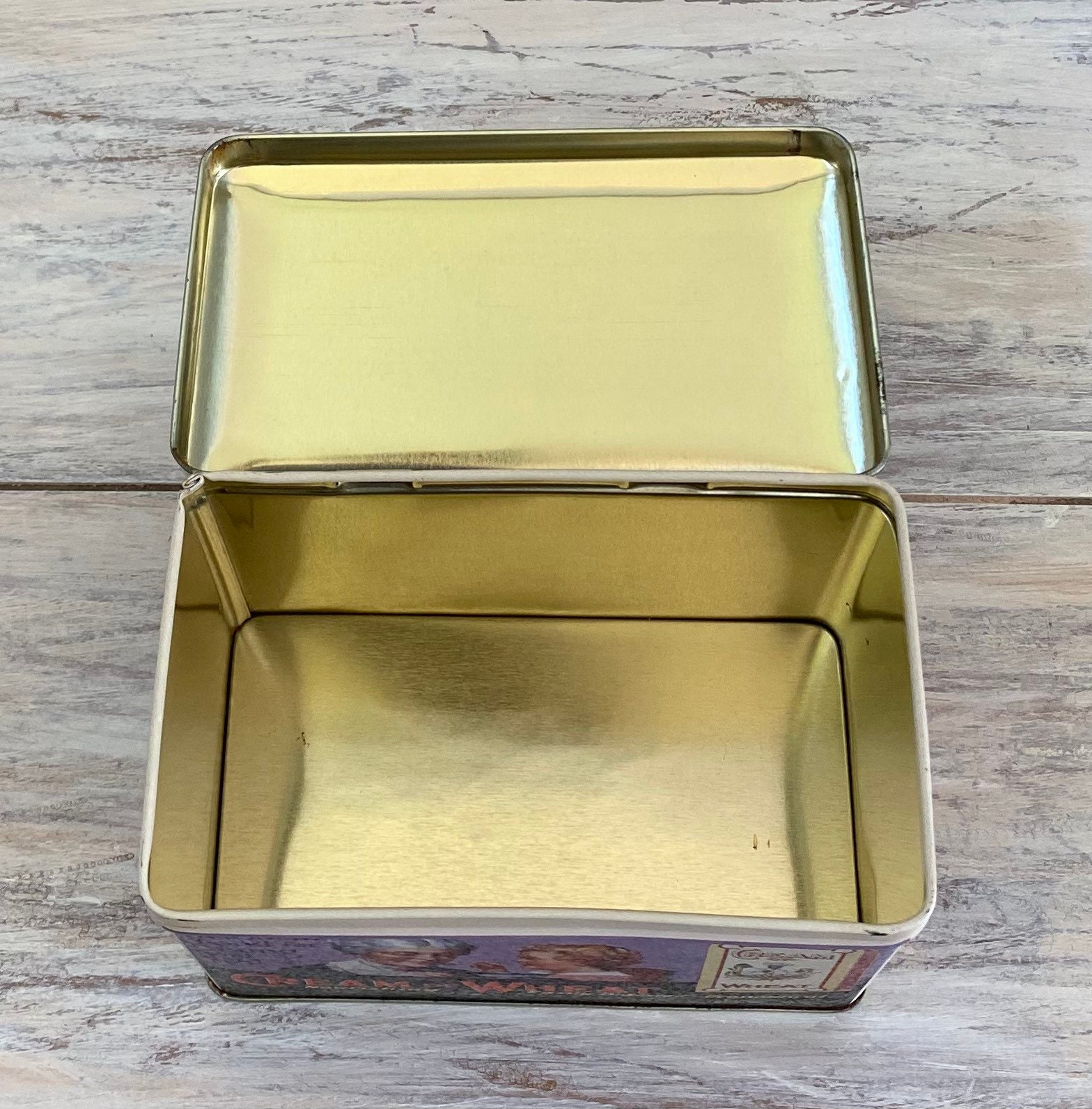 Vintage Cream of Wheat Tin With All Around Design and Hinged | Etsy