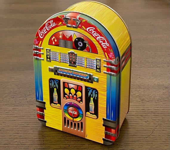 Vintage 1996 Coca-cola Jukebox Tin - Etsy