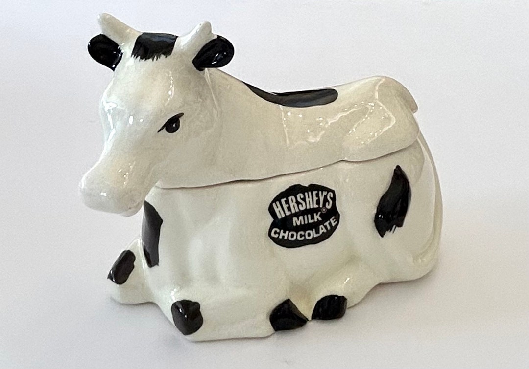 Vintage Hersheys Milk Chocolate Cow Covered Ceramic Dish - Etsy