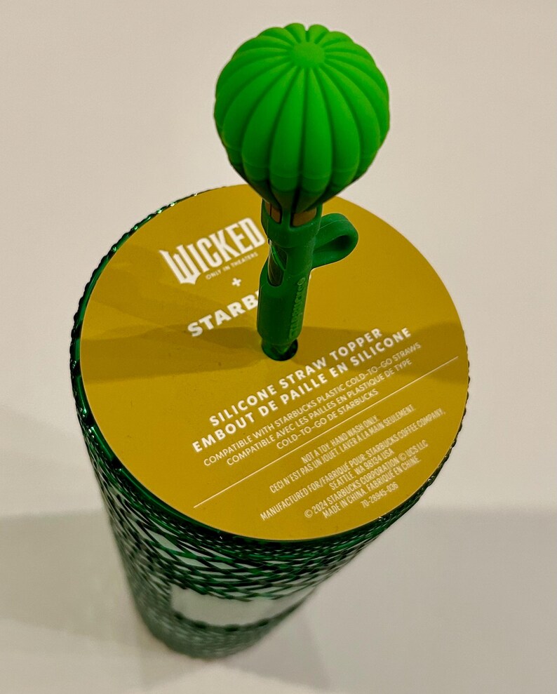 Collectible Starbucks WICKED Emerald City Tumbler & Keychains - Etsy