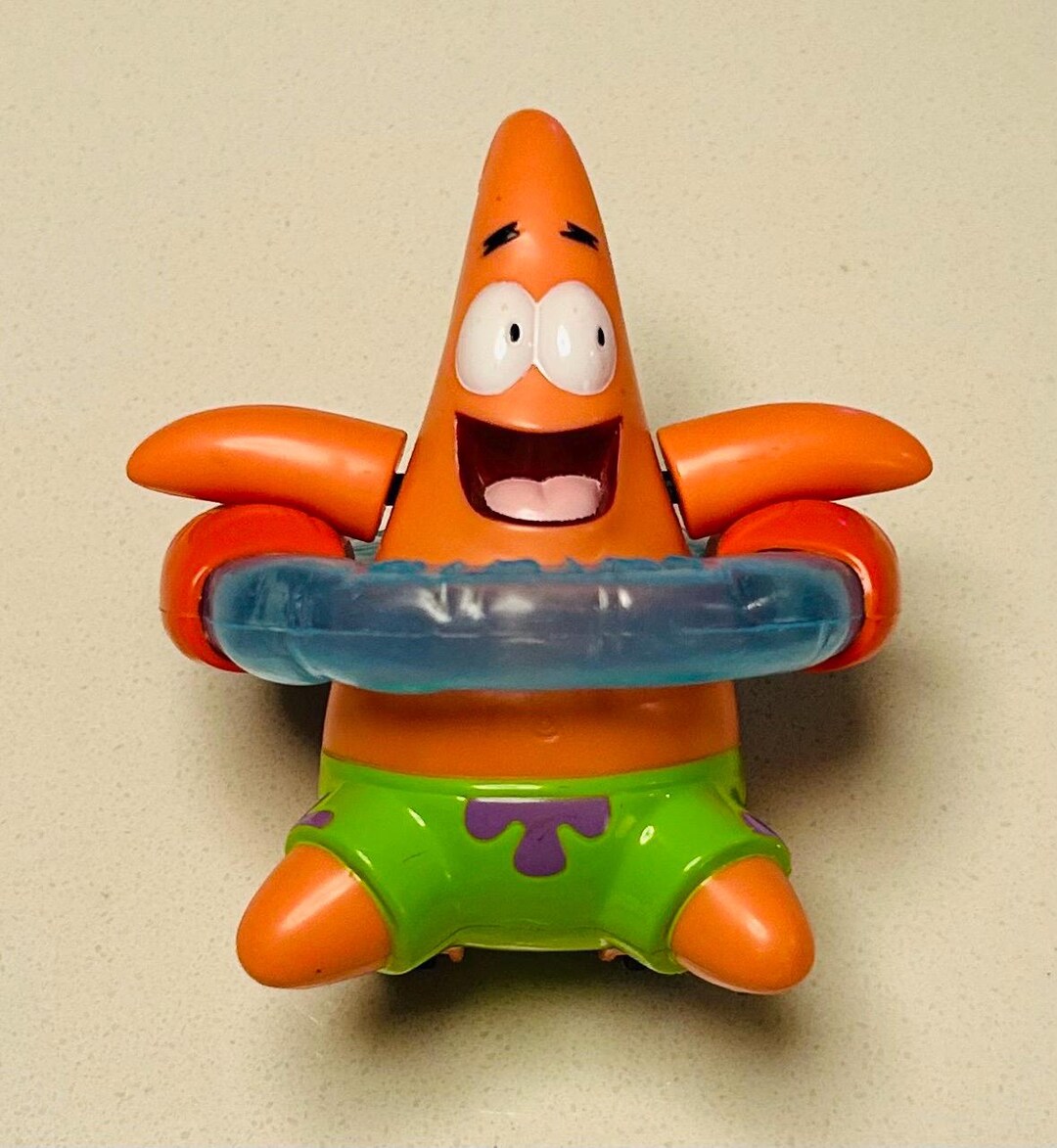 Vintage Patrick Star Roller Toy: 2001 Burger King Spongebob Squarepants ...