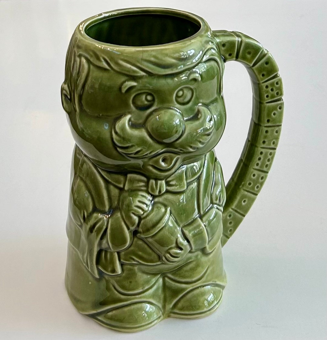 Vintage Bartender Ceramic Beer Mug Stein With Dice Handle 6.5” H - Etsy