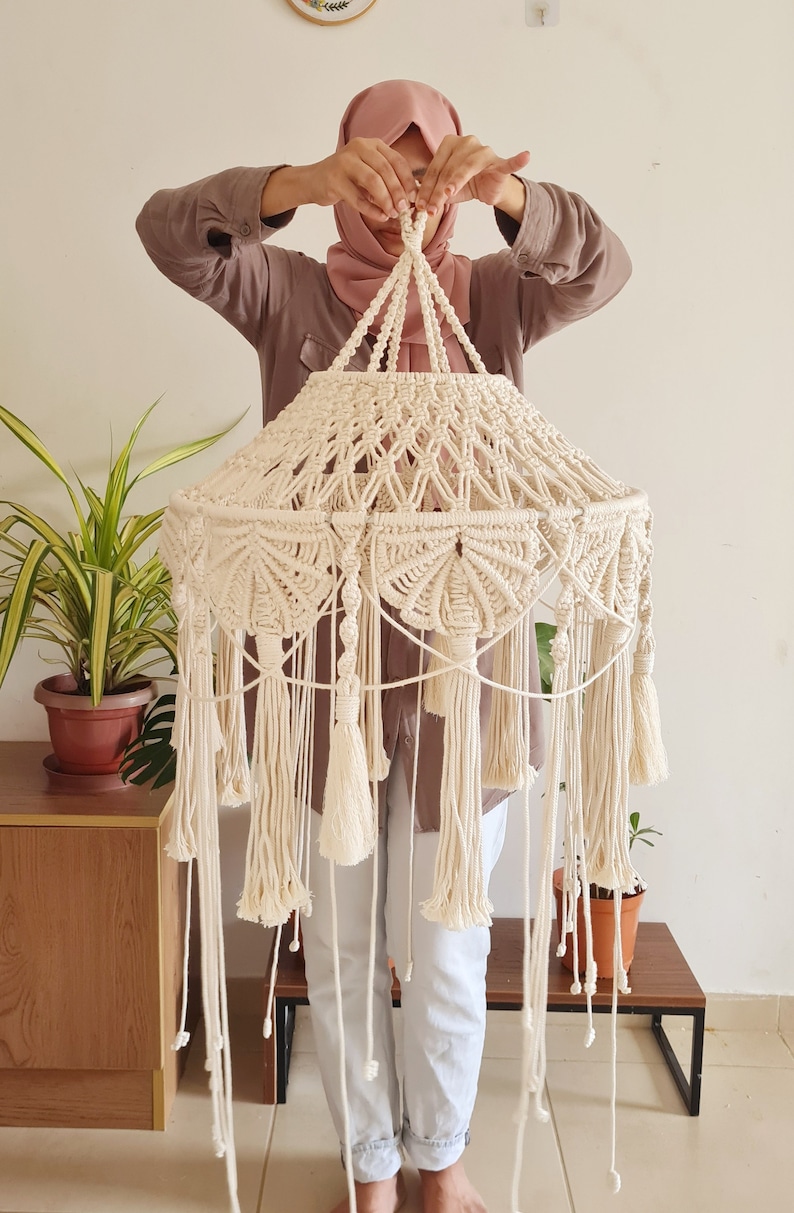 Macrame Canopy With Tulle Boho Macrame Canopy Baby Nursery - Etsy