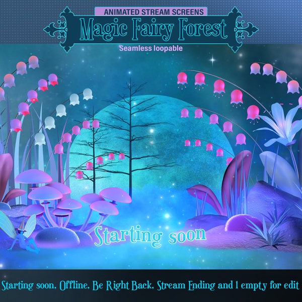 Twitch Magic Forest - Etsy