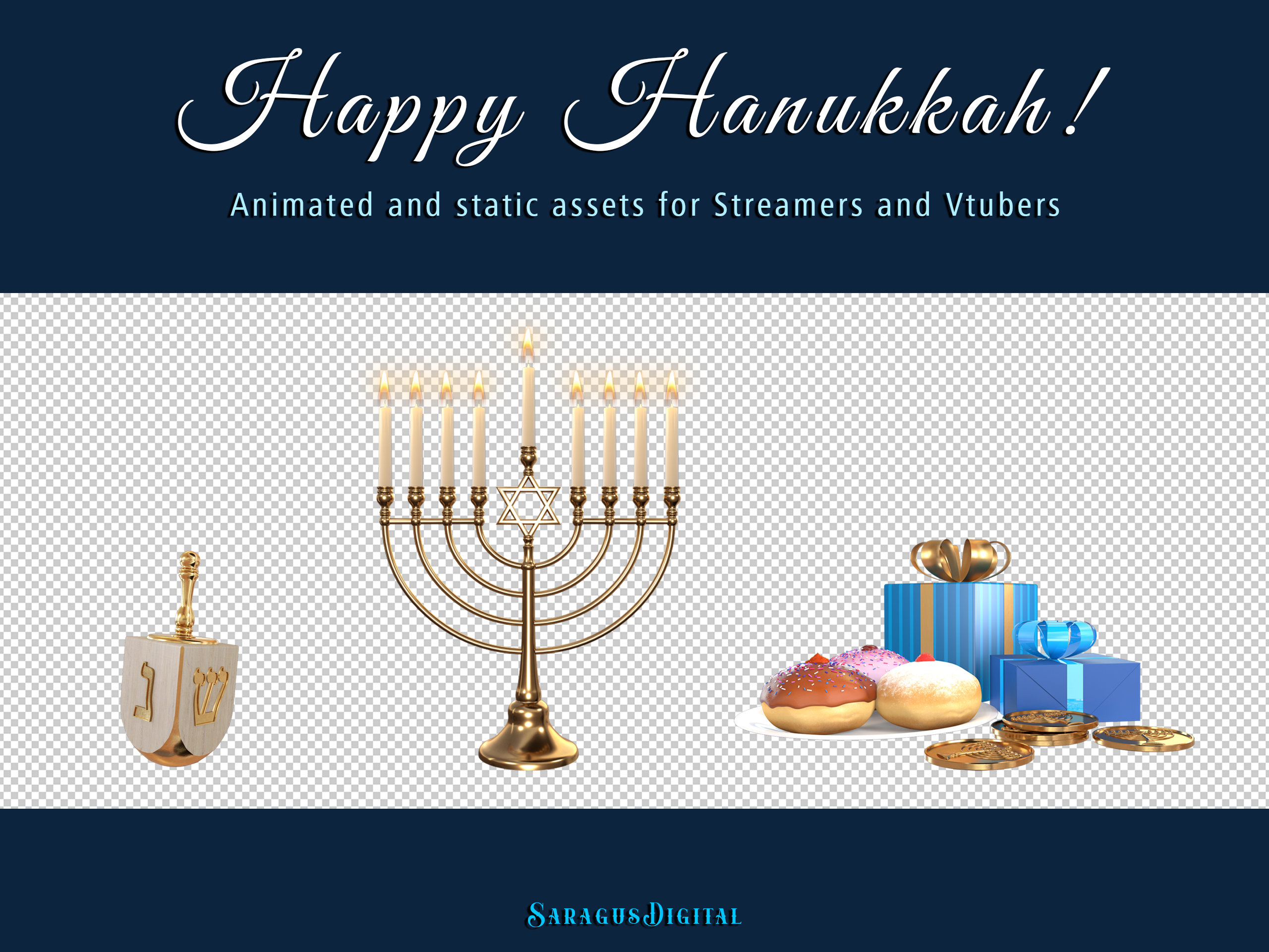 Happy Hanukkah Animated