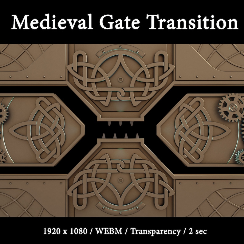 Medieval Twitch Transition, Stream Overlay, Twitch Stinger Transition ...