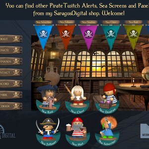 Pirate Twitch Transition, Retro Stinger Transition, Sea Stream ...