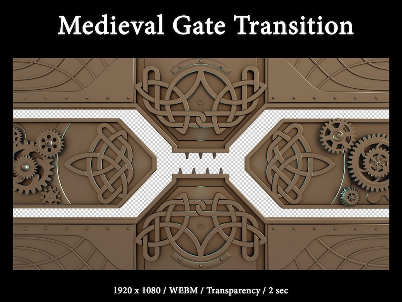 Medieval Twitch Transition, Stream Overlay, Twitch Stinger Transition ...