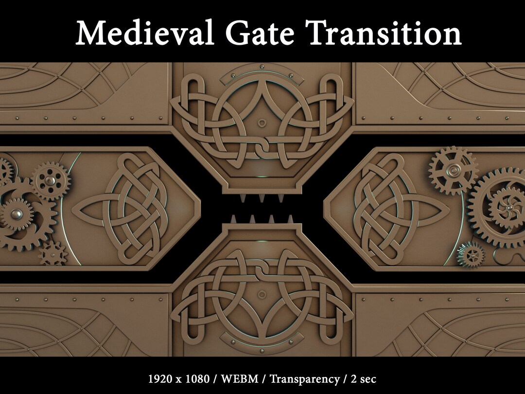Medieval Twitch Transition Stream Overlay Twitch Stinger - Etsy