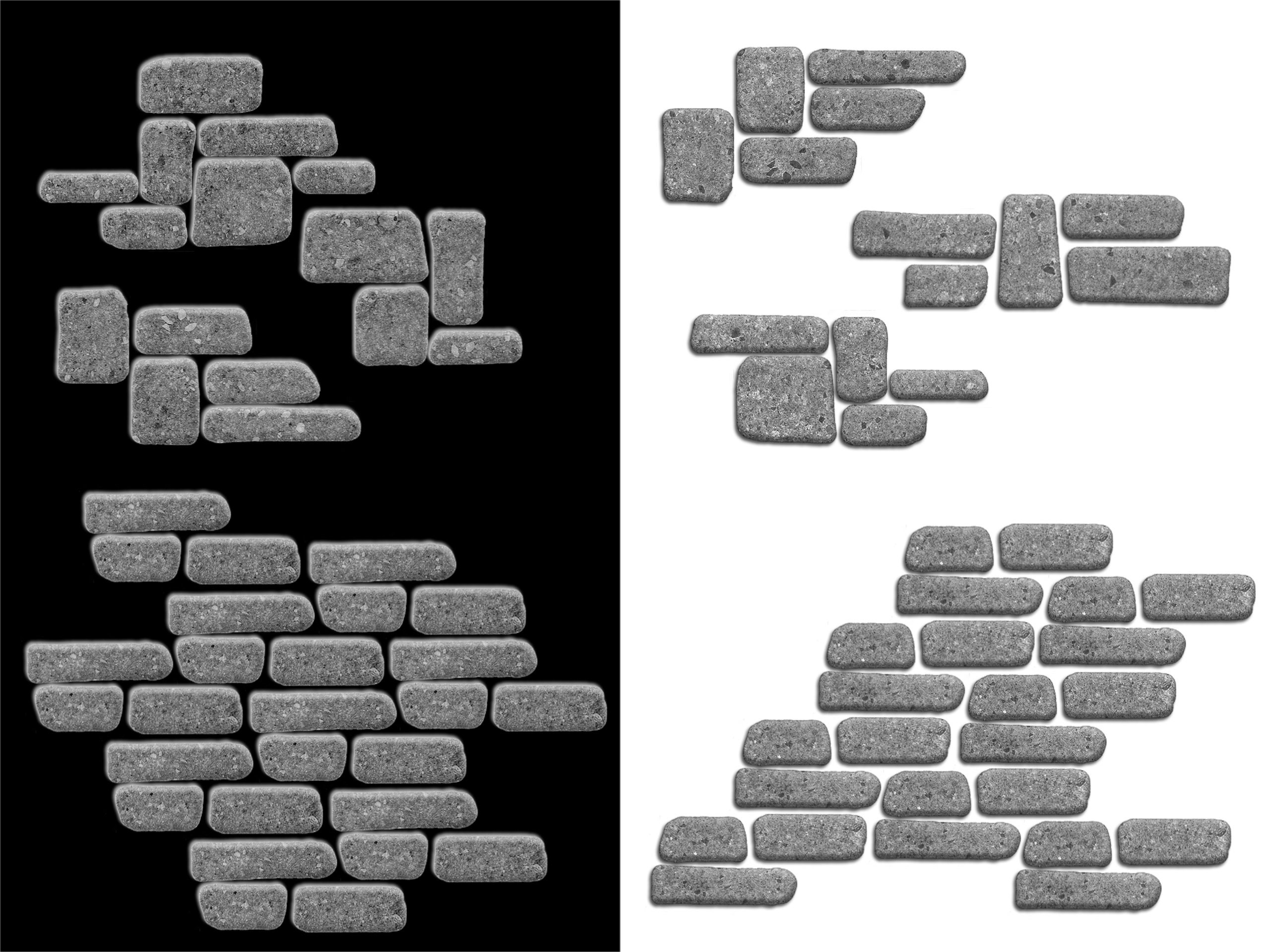 Photoshop Brushes Stone and Brick, Texture Stamps of Wall, Pavement ...