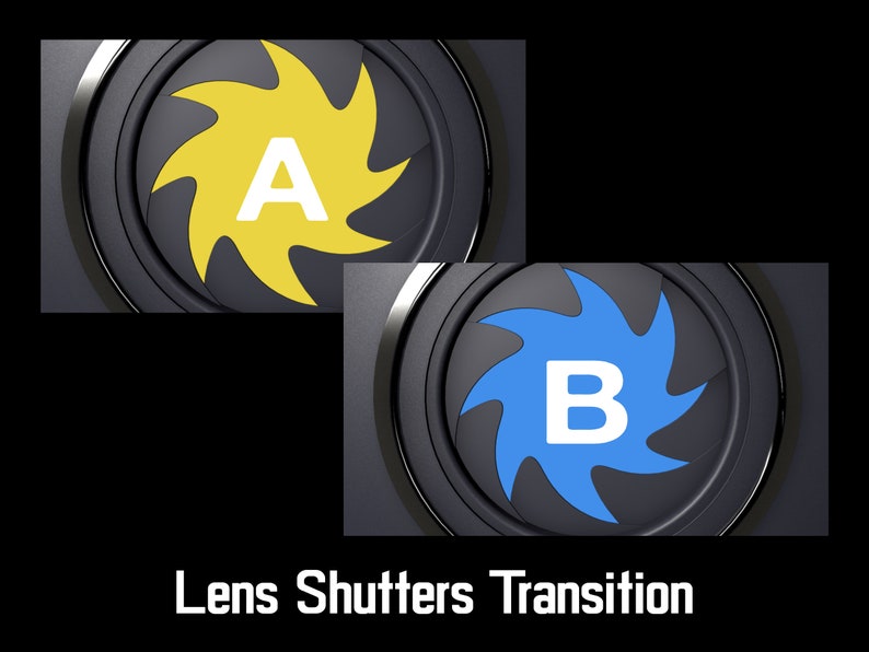 Camera Click Transition, Shutter Actuation Twitch Stinger Transition ...