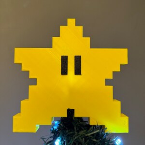 Star Tree Topper Inspired by Super Mario - Etsy