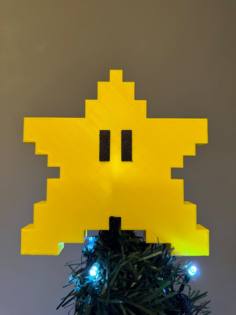 Star Tree Topper Inspired by Super Mario - Etsy