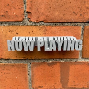 Vinyl Wall Mount (NOW PLAYING) - Etsy
