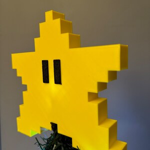 Star Tree Topper Inspired by Super Mario - Etsy