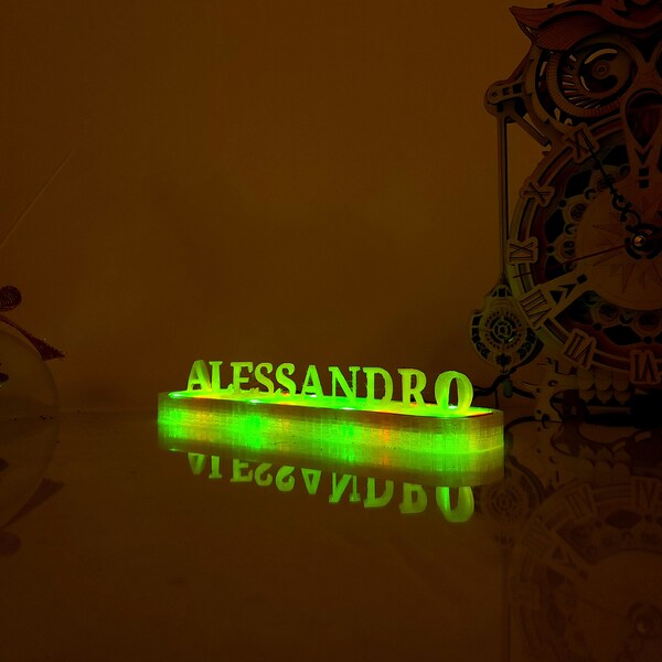 Dual Name Illusion - Etsy