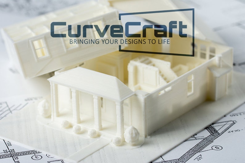 Custom 3D Printed House Model - Architectural Miniature Replica - Etsy