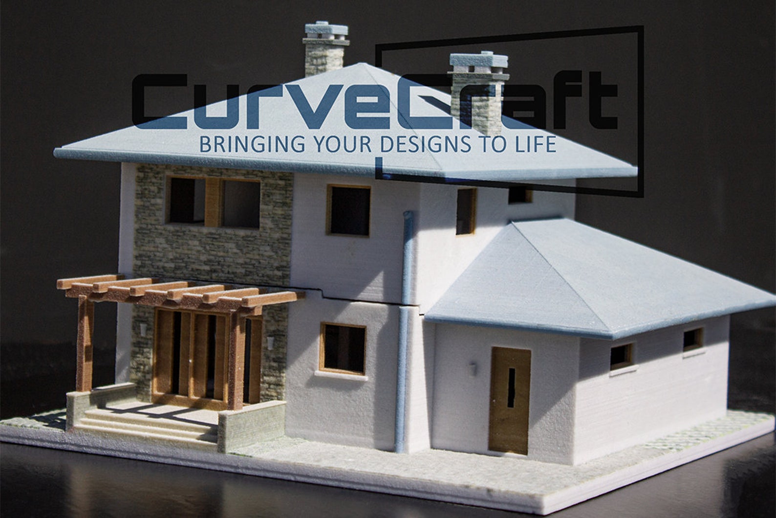 Custom 3D Printed House Model - Architectural Miniature Replica - Etsy