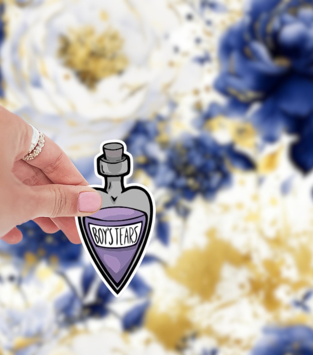 Boys Tears Sticker, Purple Potion Bottle Sticker, Tears of My Enemies ...