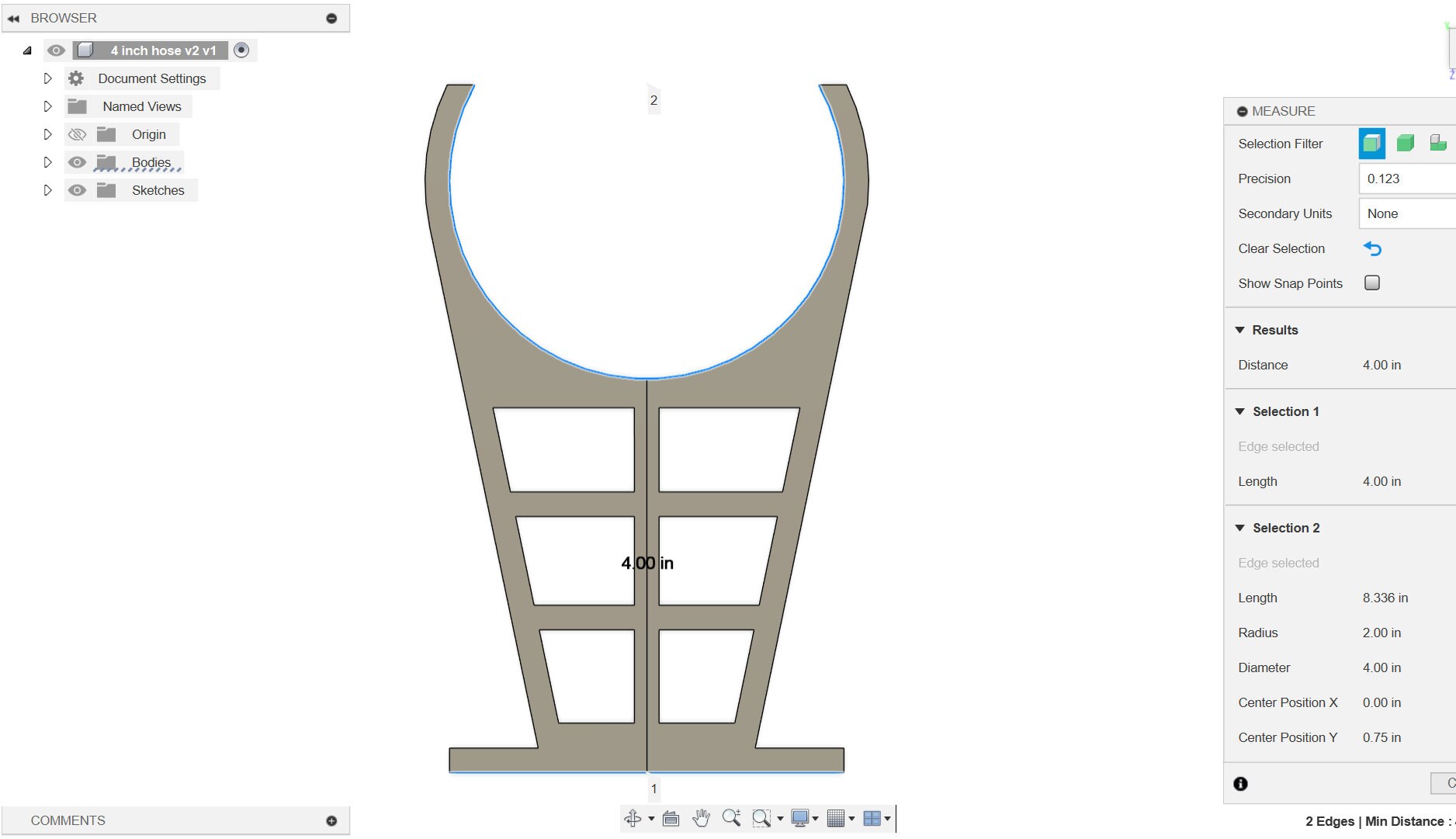 Onefinity Cnc Elite 4 Hose Bracket Two Versions Stl File Etsy