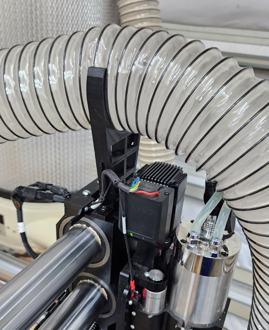 Onefinity CNC Elite 4" Hose Bracket TWO Versions STL File - Etsy