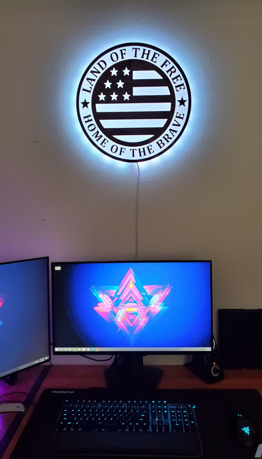 USA - United States LED Multi Color Sign - Etsy