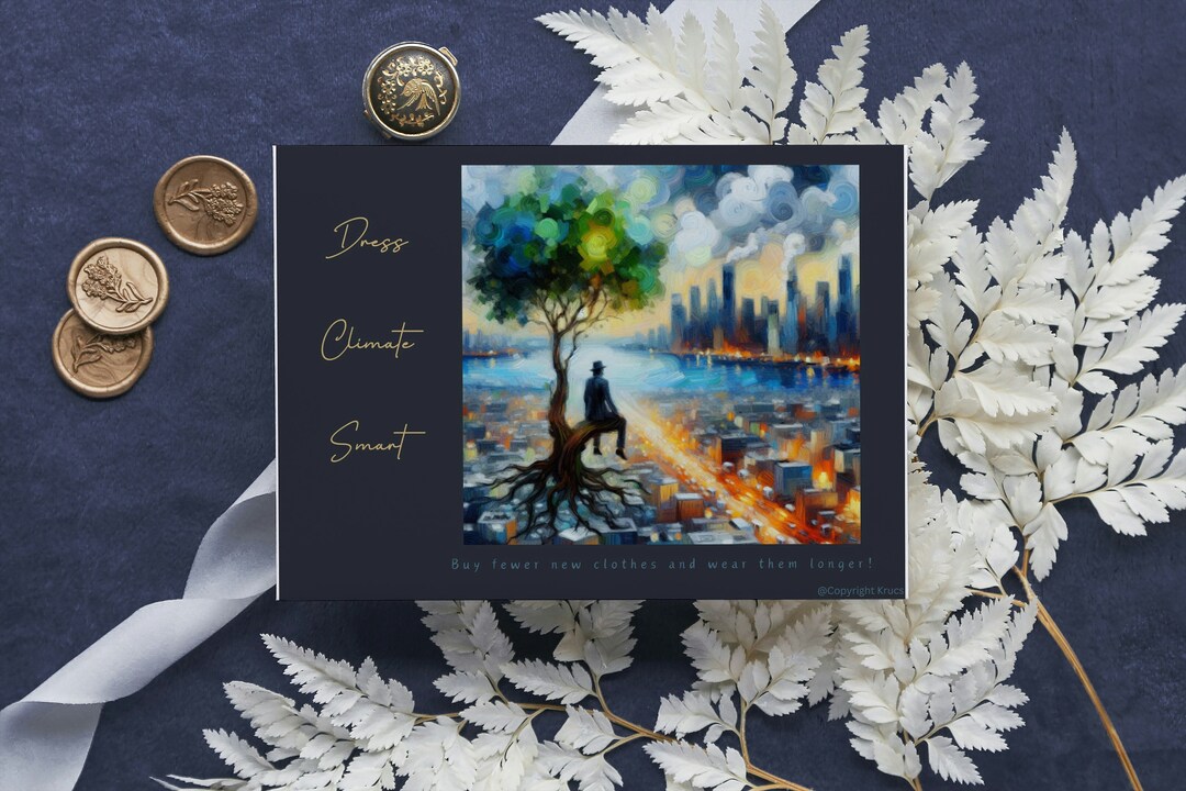 Dress Climate Smart Card, Fast Fashion Card , Fashion Card Printable ...