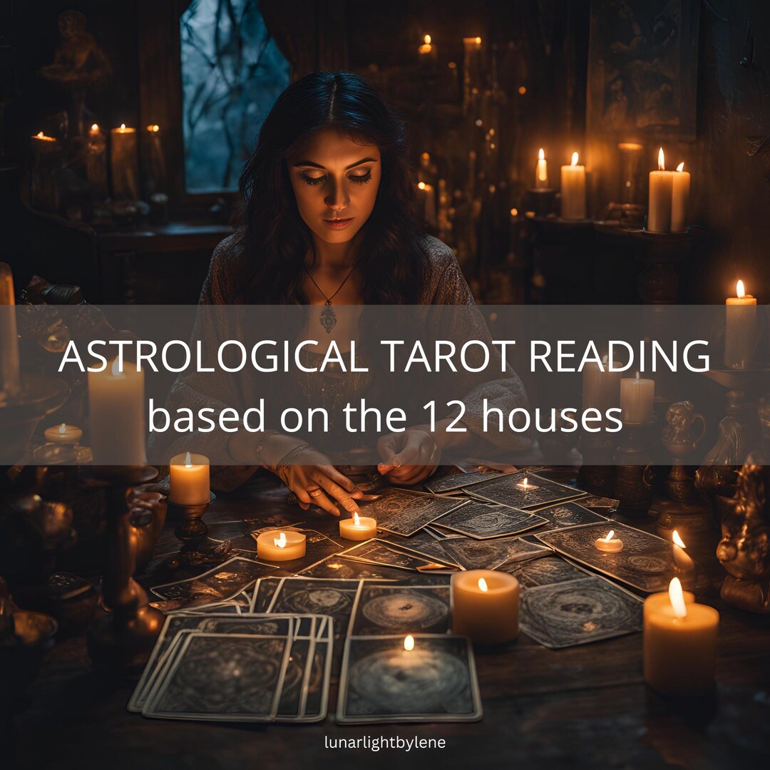 Astrological Tarot Reading Cards Positions Based on the Houses From ...