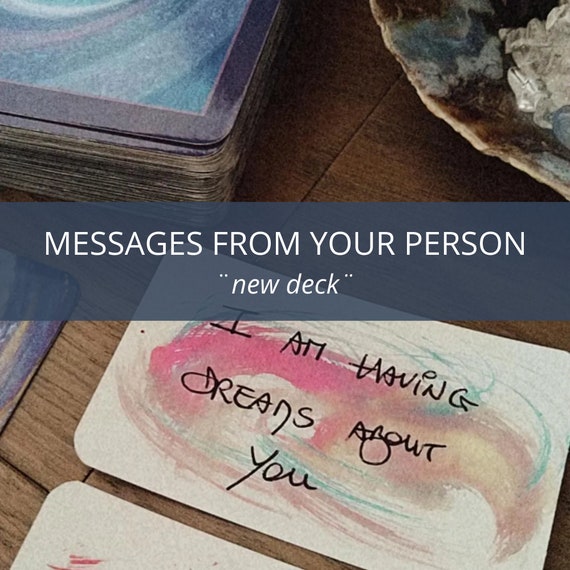 Channeled Messages From Your Person Love Interest... | Etsy