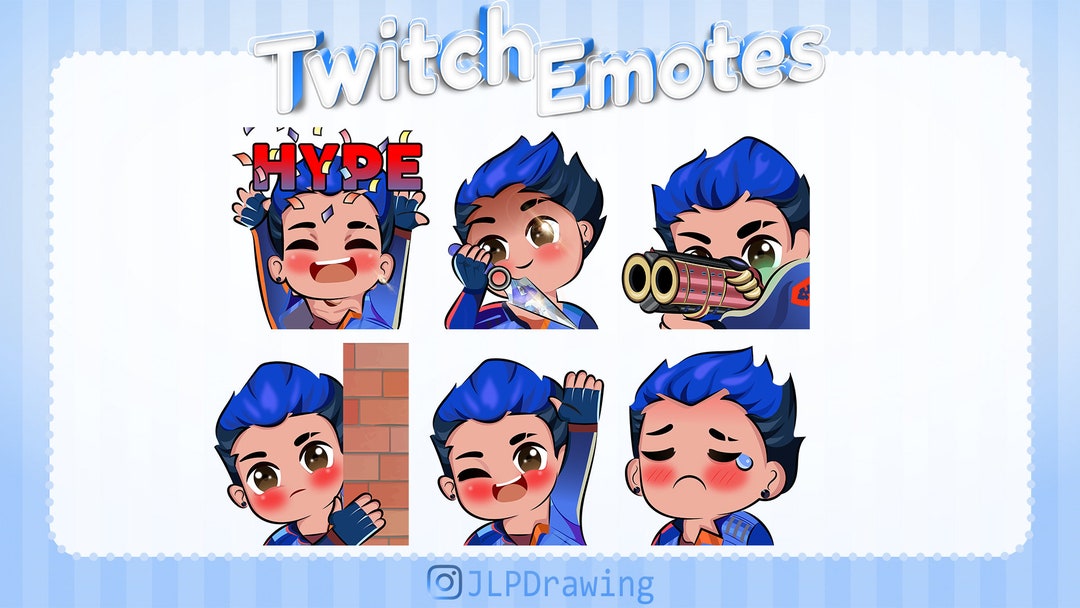 Cute Yoru Valorant Emotes | Twitch, Youtube Discord - Etsy