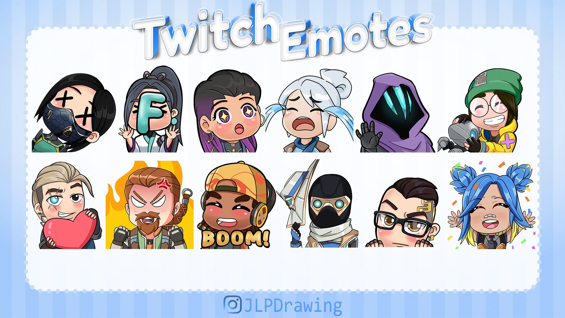 Big Valorant Emote Pack - Etsy