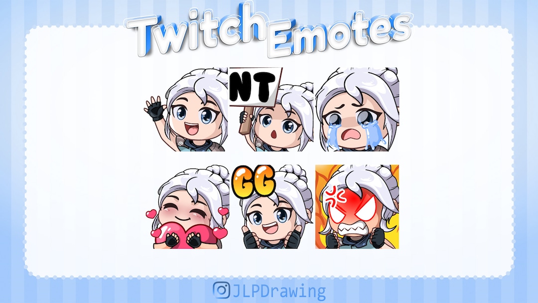 6 Cute Jett Valorant Emotes | Perfect for Twitch, Youtube, Discord ...