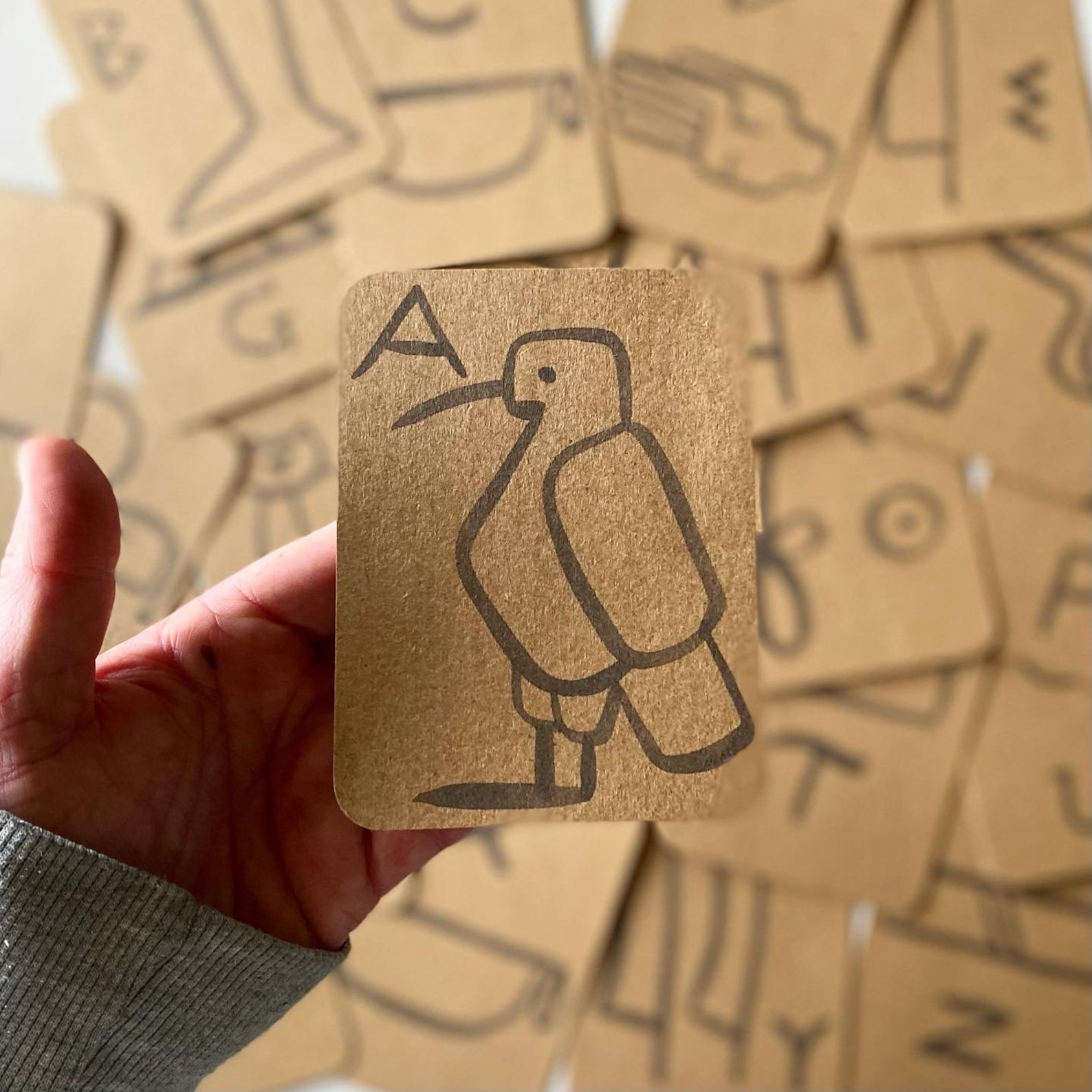 Hieroglyphic Alphabet Flash Cards - Etsy