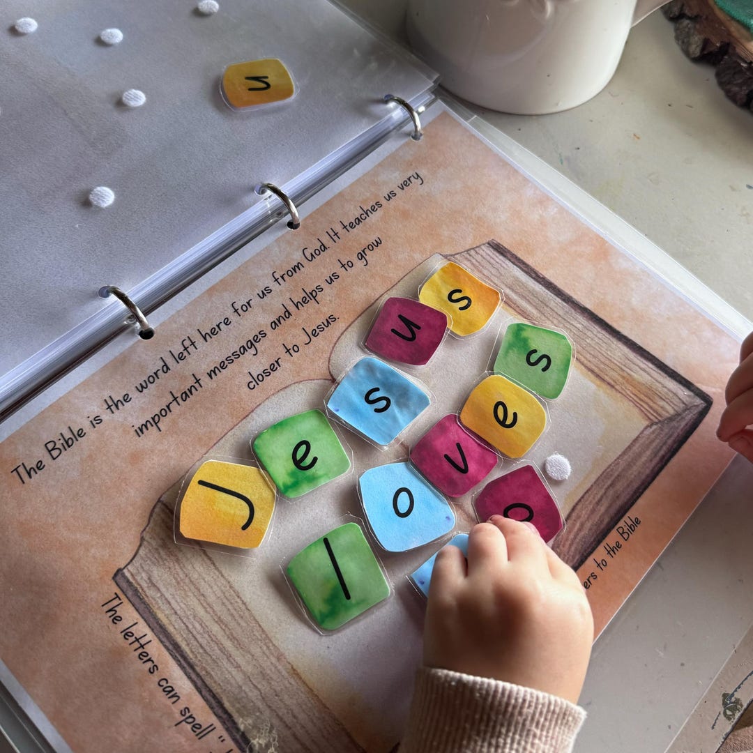 Bible Busy Book - Etsy