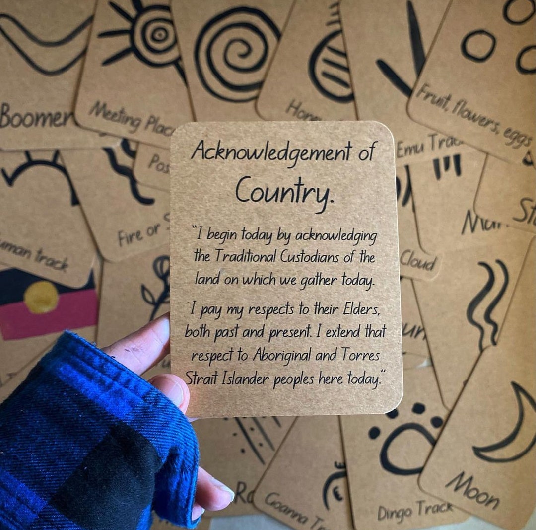 Hard Copy Indigenous Symbol Flash Cards - Etsy