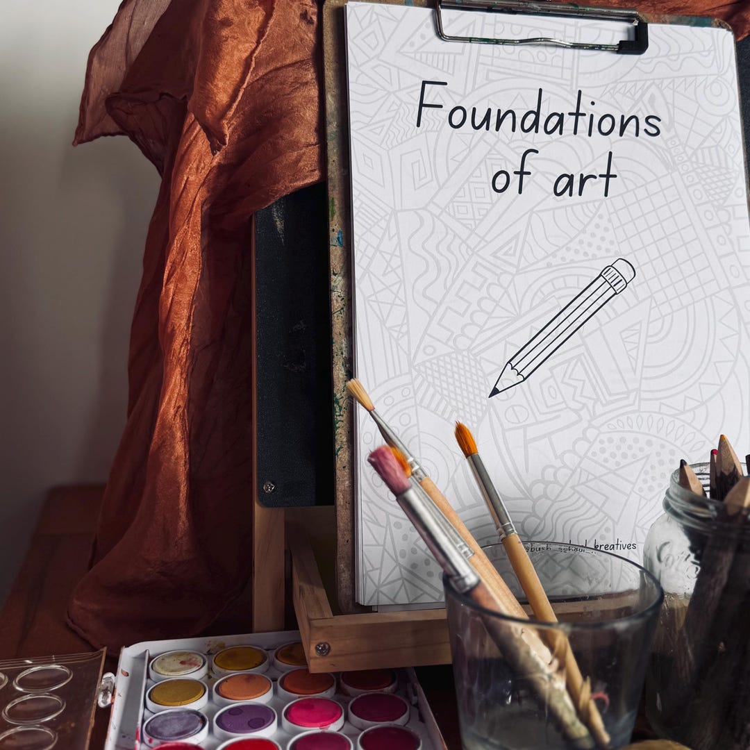 Foundations of Art Workbook - Etsy