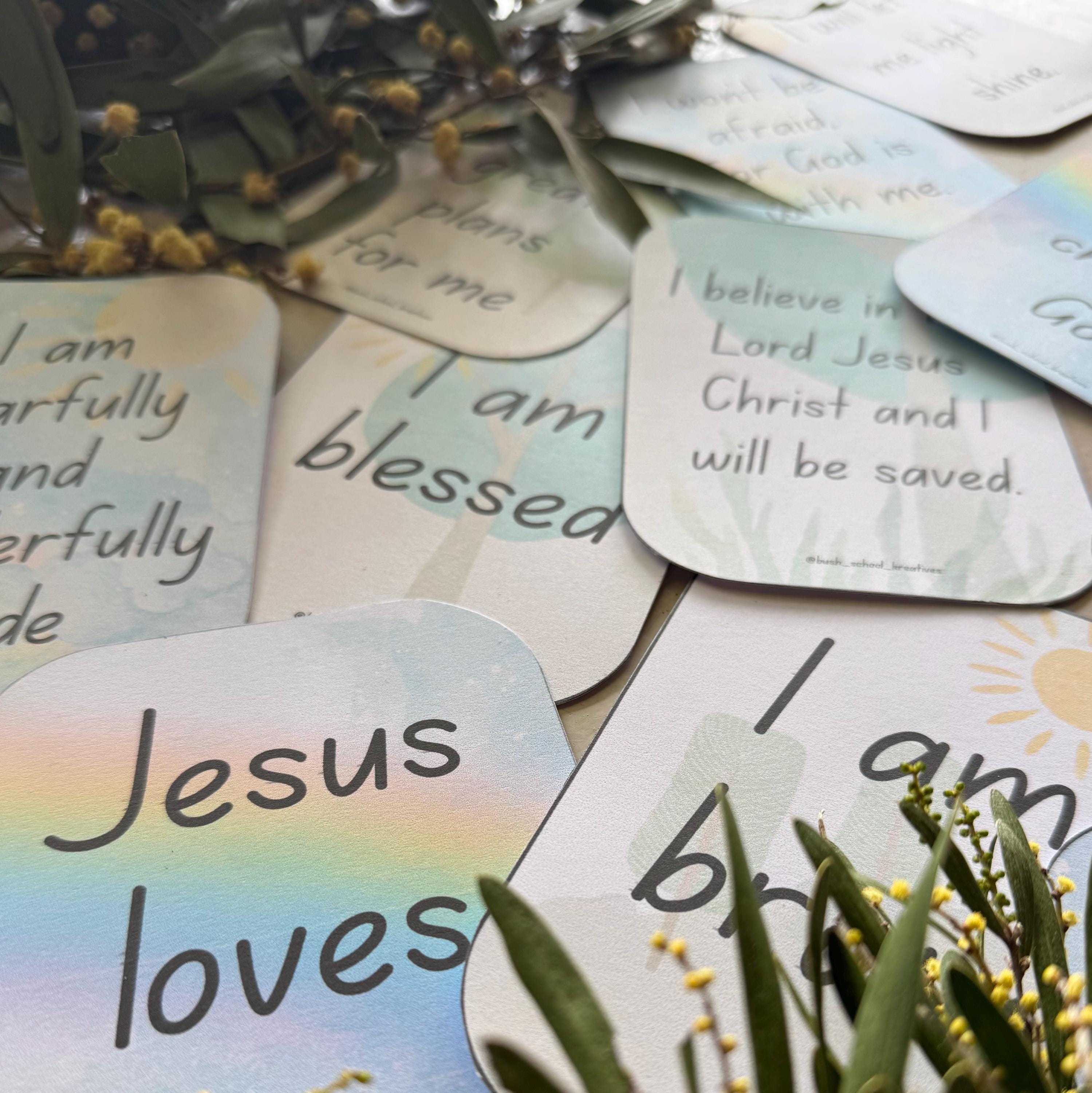 Christian Affirmation Cards - Etsy