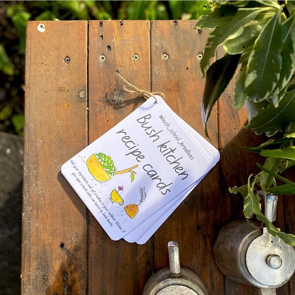 Laminated Mud Kitchen Recipe Cards - Etsy