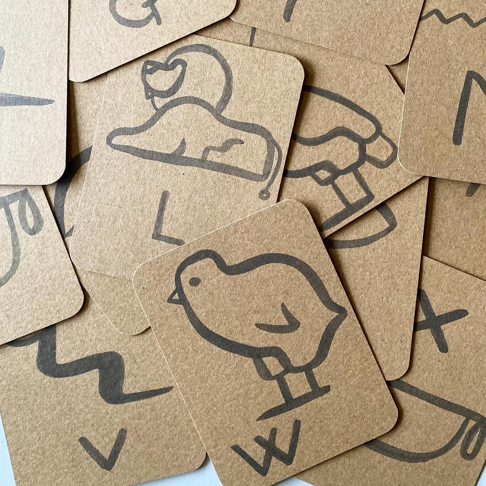 Hieroglyphic Alphabet Flash Cards - Etsy