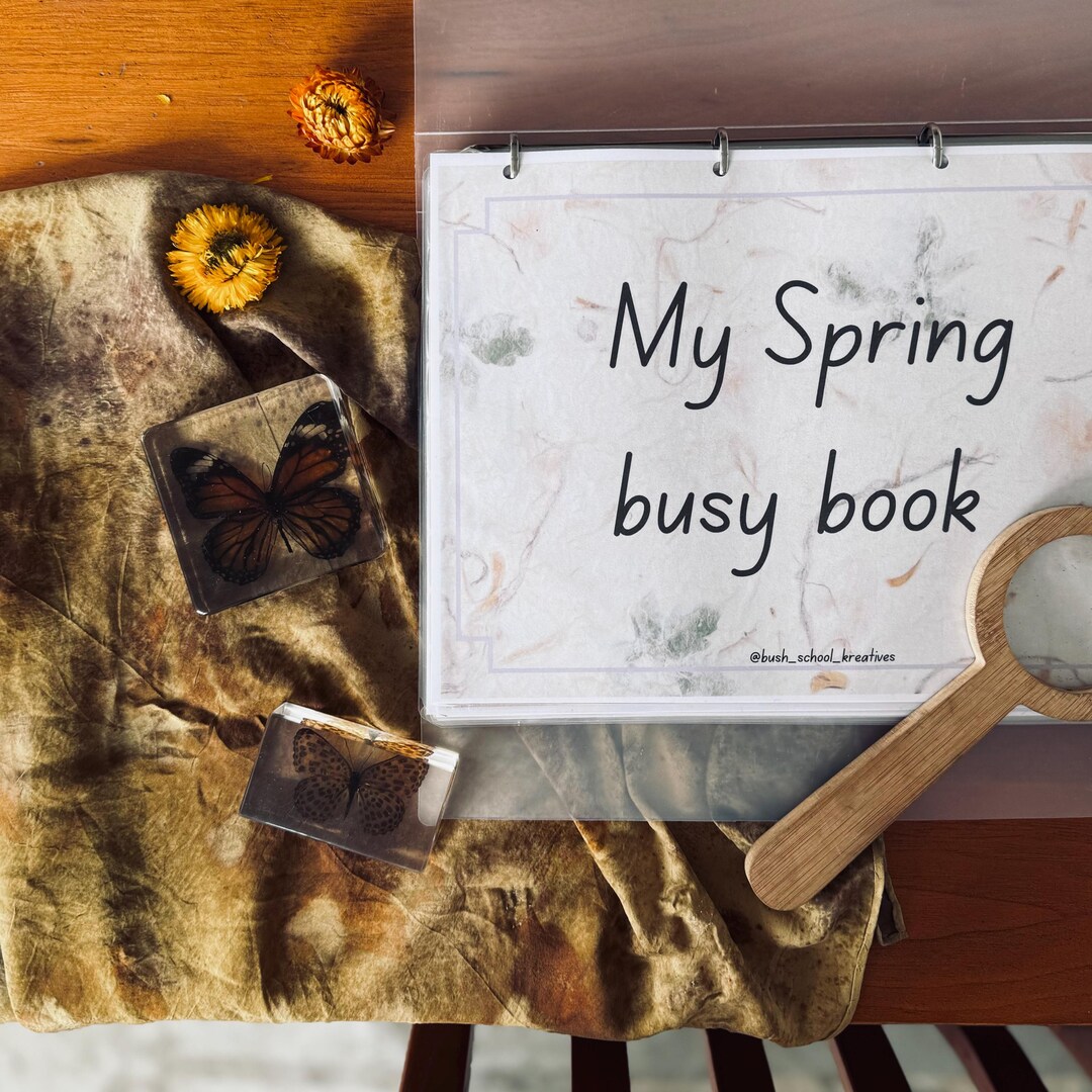 Spring Busy Book - Etsy