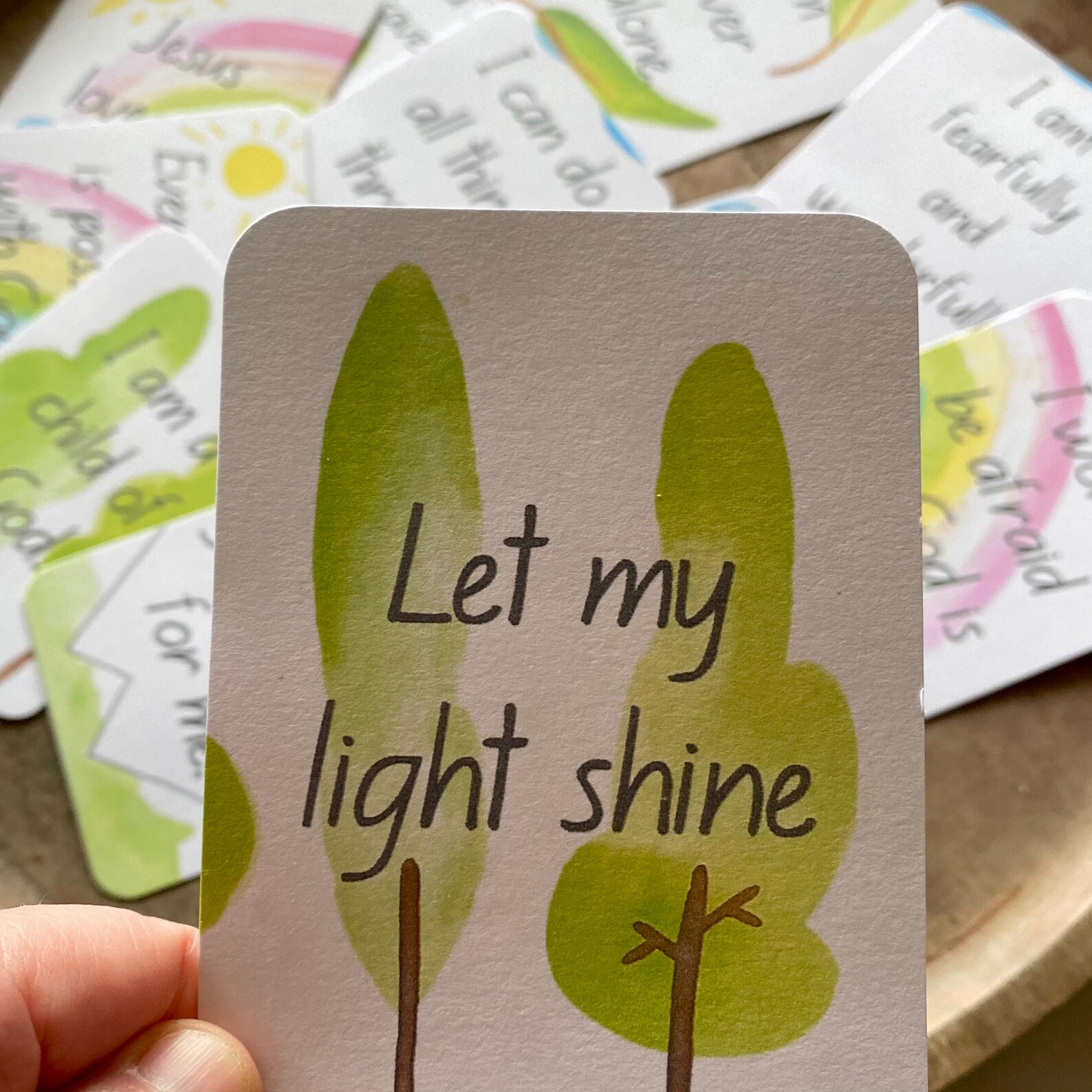 Christian Affirmation Cards - Etsy