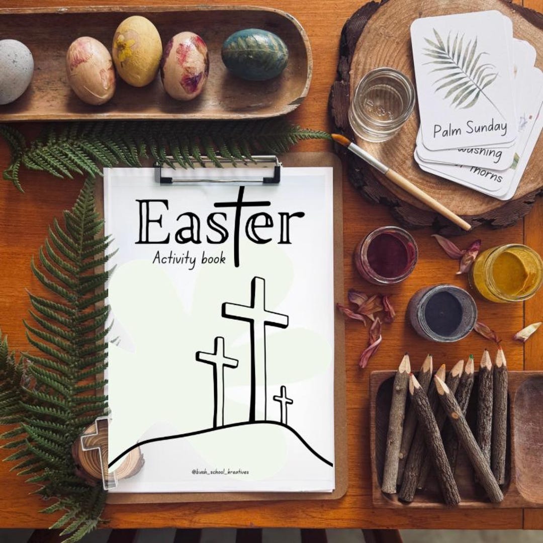 Easter Activity Book - Etsy