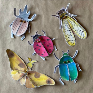 Mechanical Paper Insects: Construct 5-10 of Your Own Movable Insects - Etsy