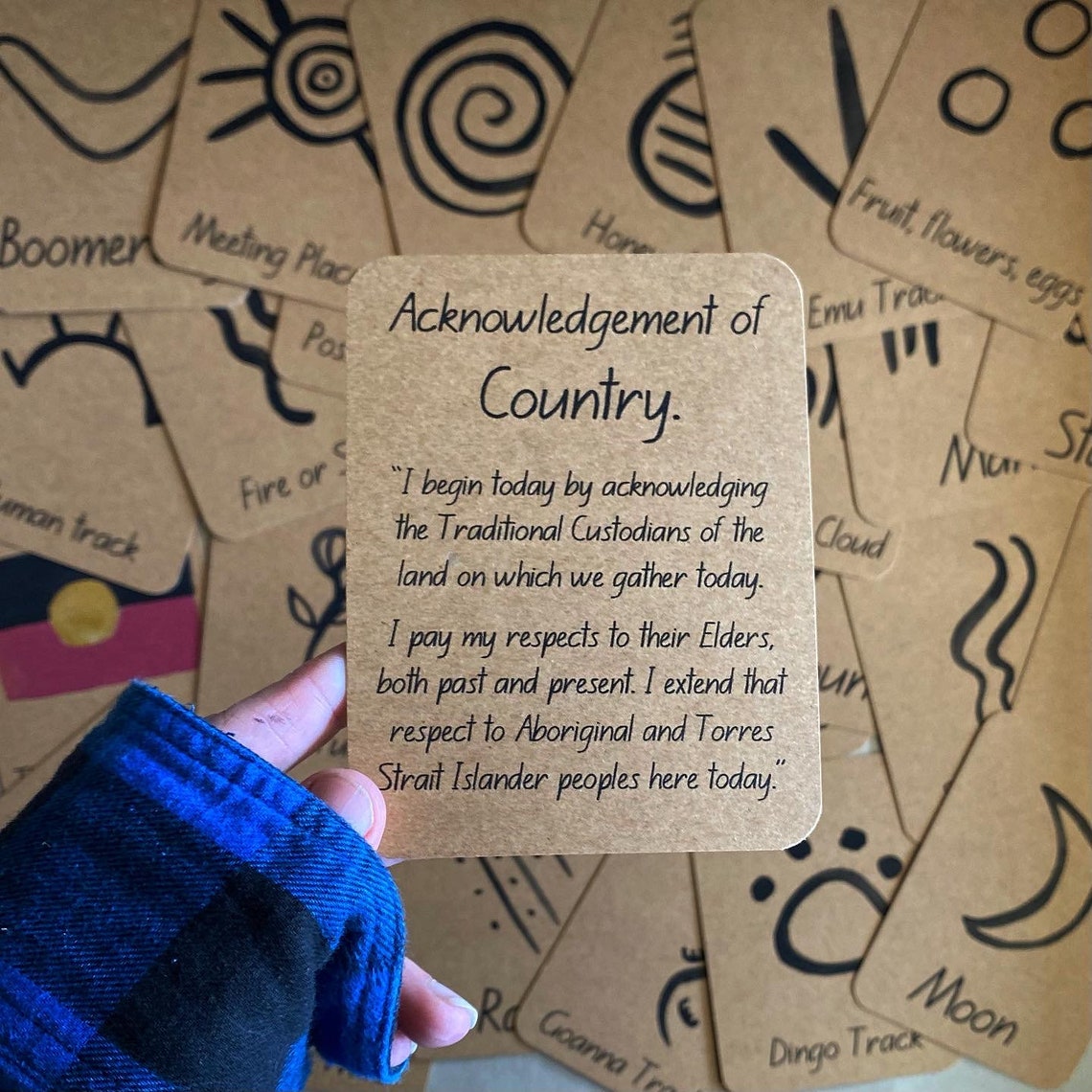 Indigenous Symbol Flash Cards: Set of 28 Original Art - Etsy