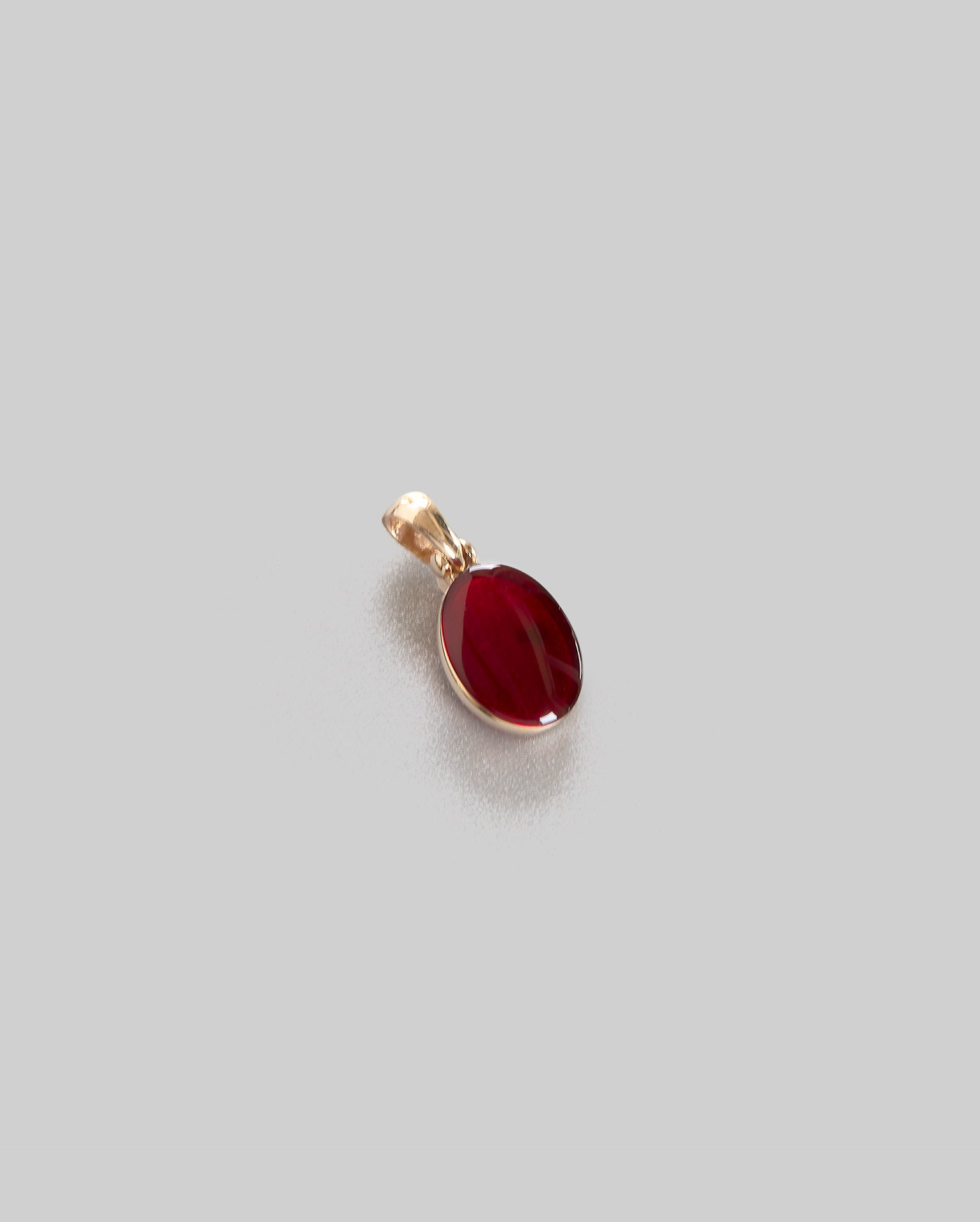 Gold & Cherry Amber Pendant, Crown Cut Baltic Amber Gemstone, Elegant ...
